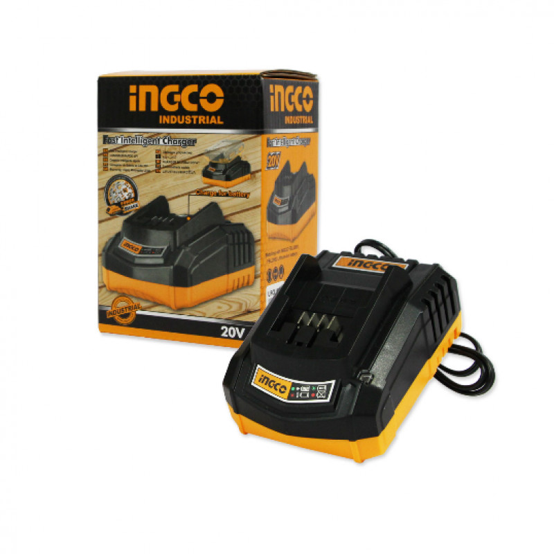 CARGADOR BATERIA RÁPIDO 20V 2 A INGCO UFCLI2001 - RV RENTA Y VENTA